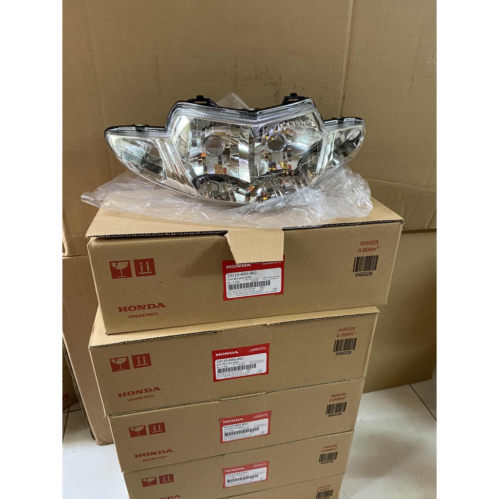 WAVE ALPHA front headlight cluster, WAVE ALPHA ZX bulb, early HONDA ...