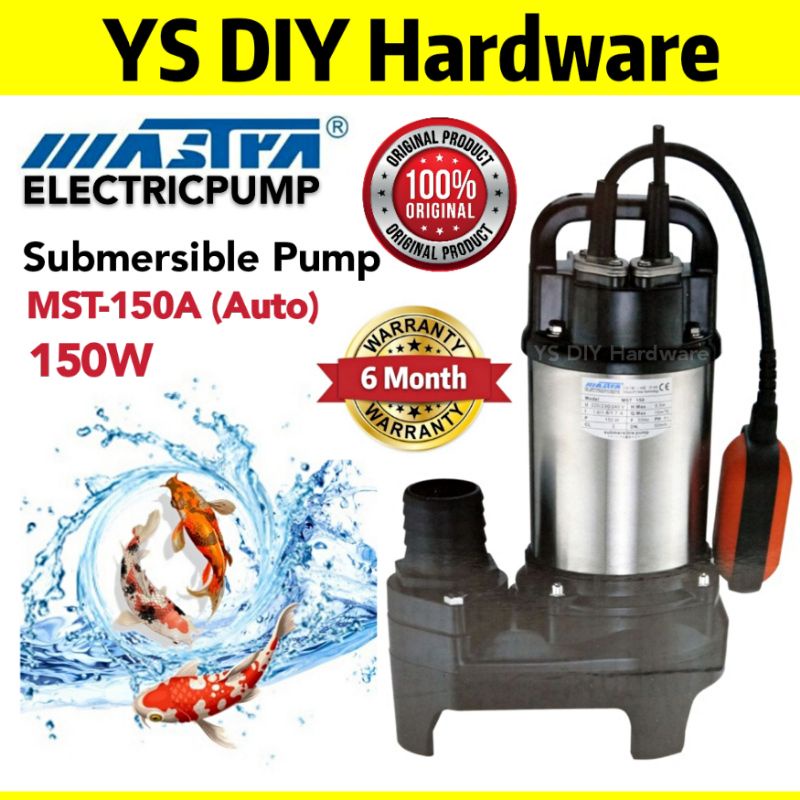MASTRA MST-150A Submersible Water Pump Auto | Shopee Malaysia