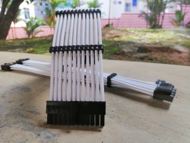 High Quality Braided Nylon ATX Psu Extension Sleeve Cable | Shopee Malaysia