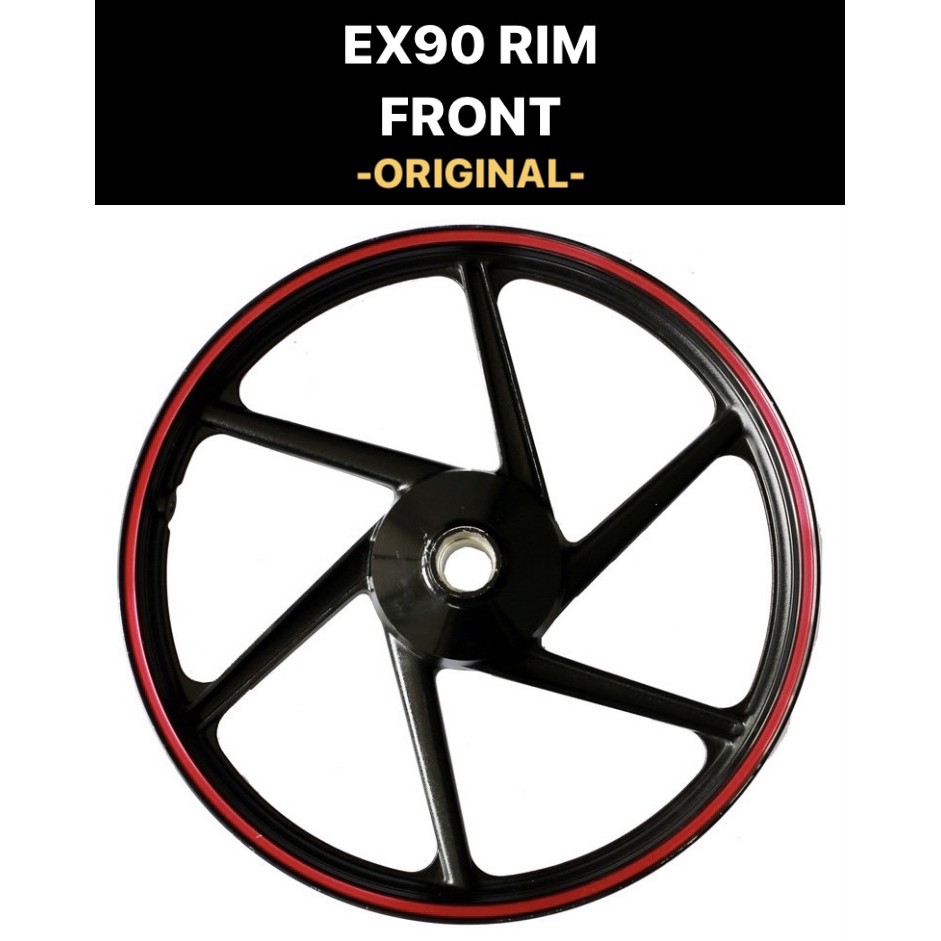 DEMAK EX90 RIM ( FRONT ) RED LINING - ORIGINAL - | Shopee Malaysia