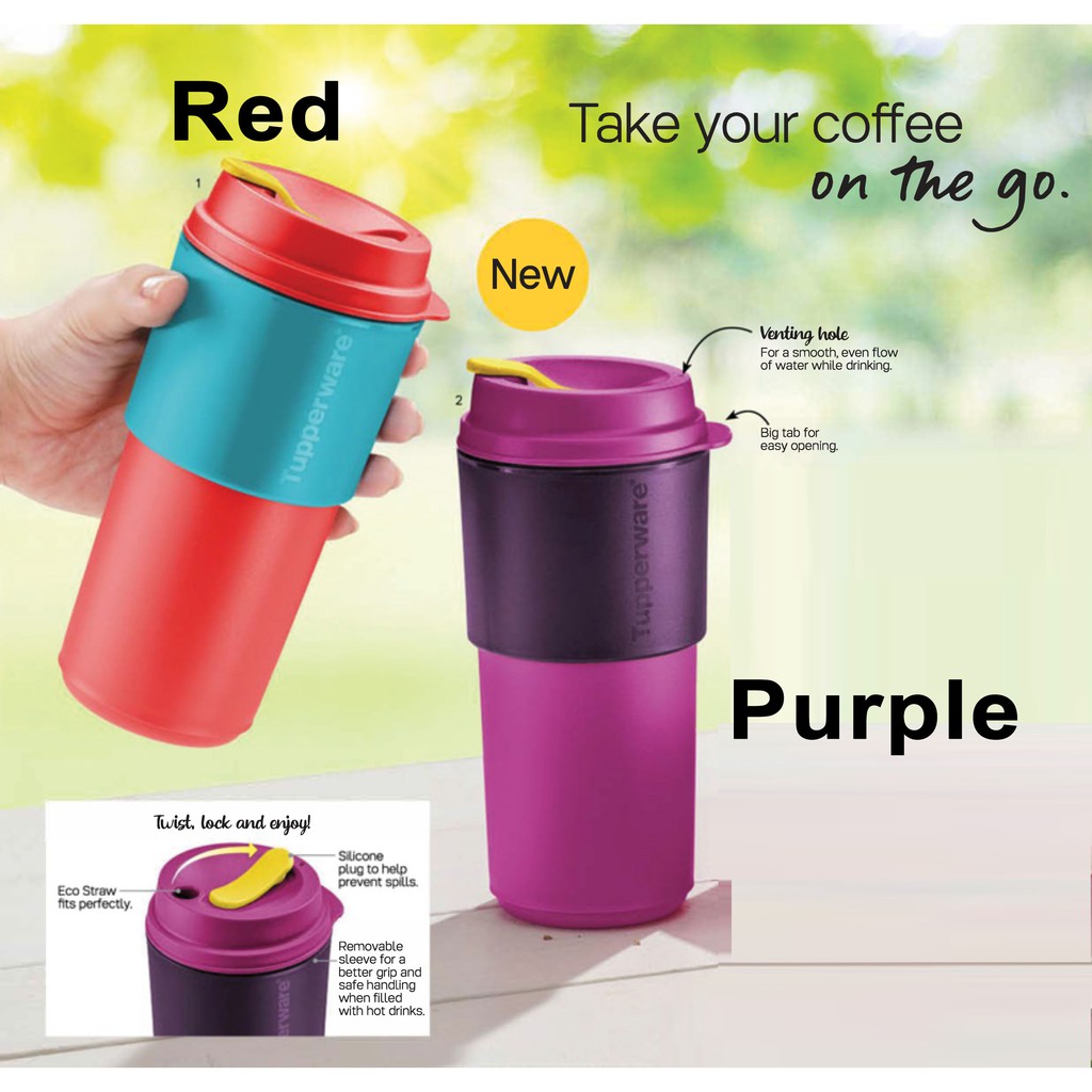 Tupperware Coffee To Go 490ml (1PC) | Shopee Malaysia