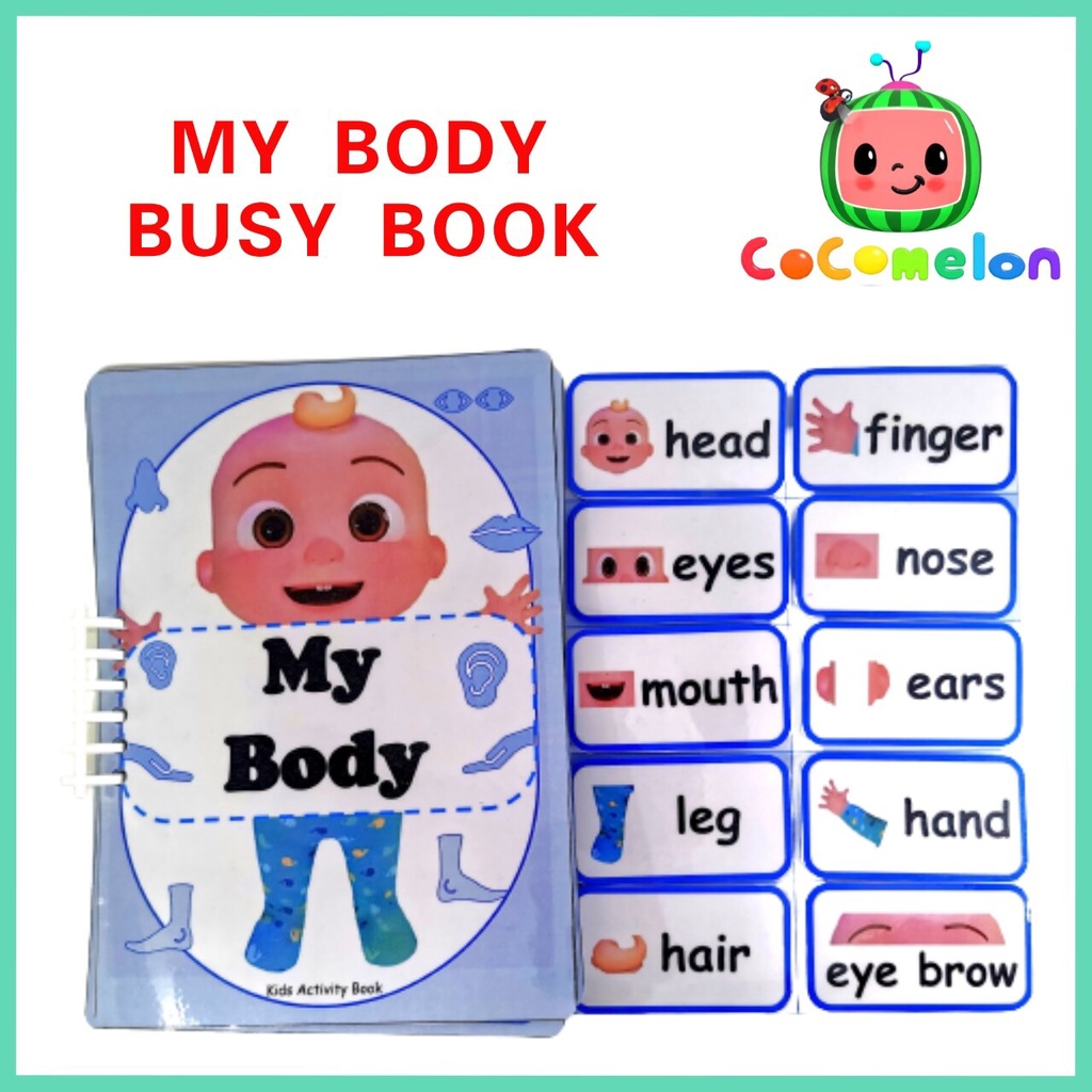 Cocomelon Early Learning Book Busy Book My Body Jojo Quite Book ...