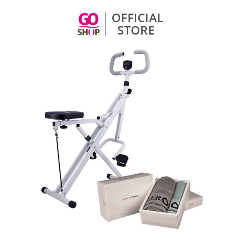 Zero Core Rider with Resistance Band, Seat Adjustment, Digital Motor ...