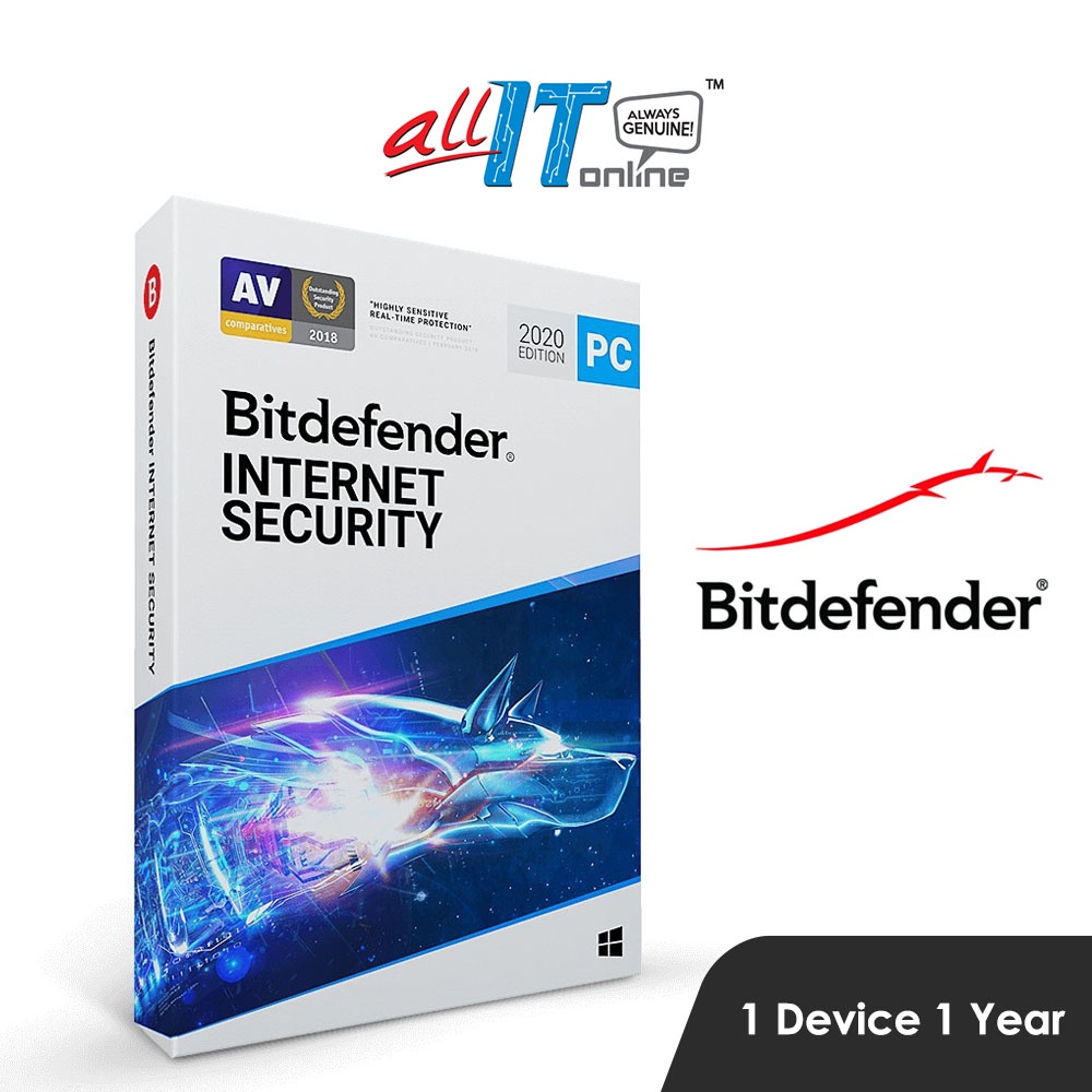 BitDefender Internet Security - 1 Device - 1 Year (Scratch Card ...