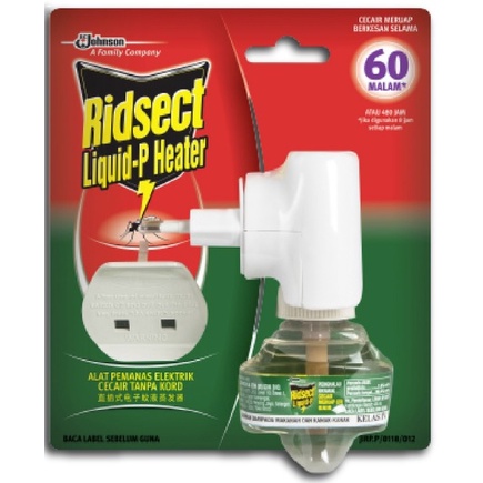 Ridsect Mosquito Liquid Heater 30Days/ 60Days / Ridsect Liquid Refill 2 ...