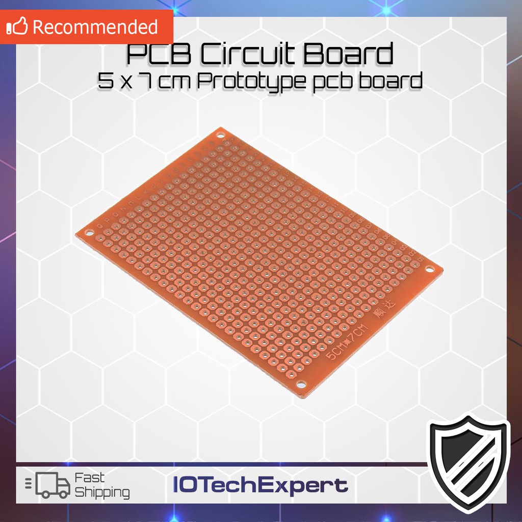 PCB Copper 5x7cm Universal Prototype Circuit Board Solder veroboard PCB ...