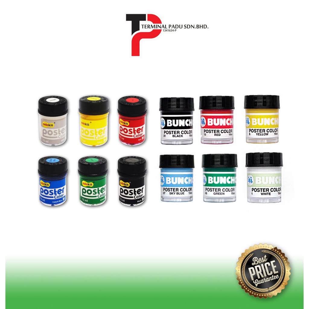 Buncho Poster Single Color / Colokit Poster Color - Single Color (15ml ...