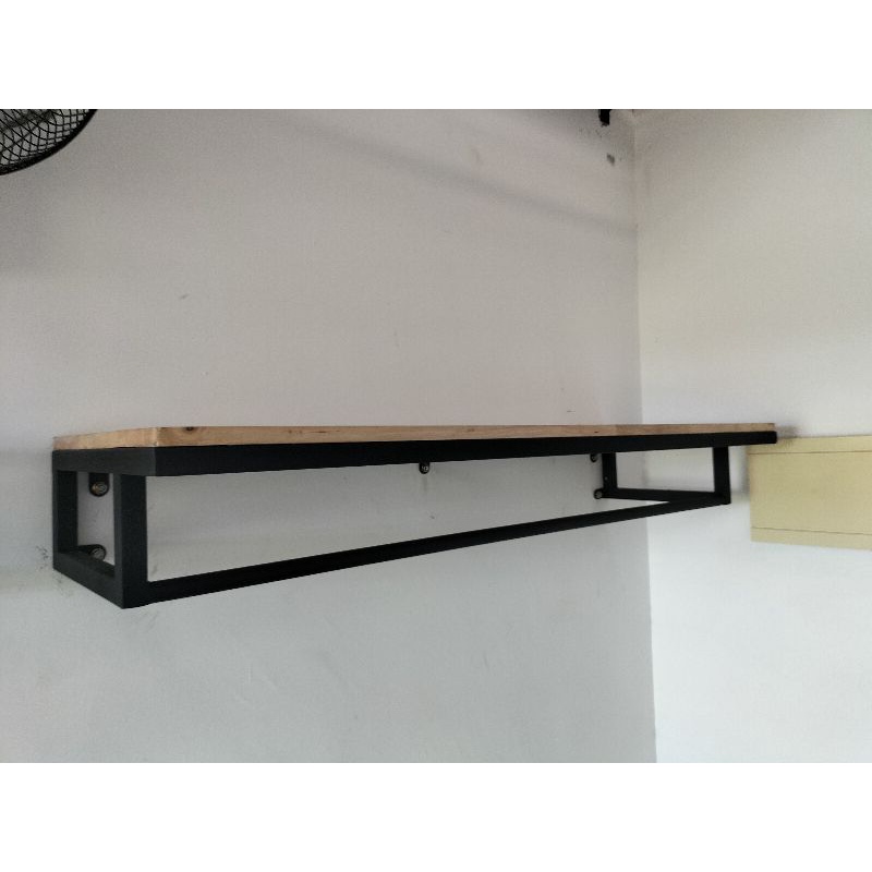 Industrial Wall rack with cloth hanging holder | Shopee Malaysia