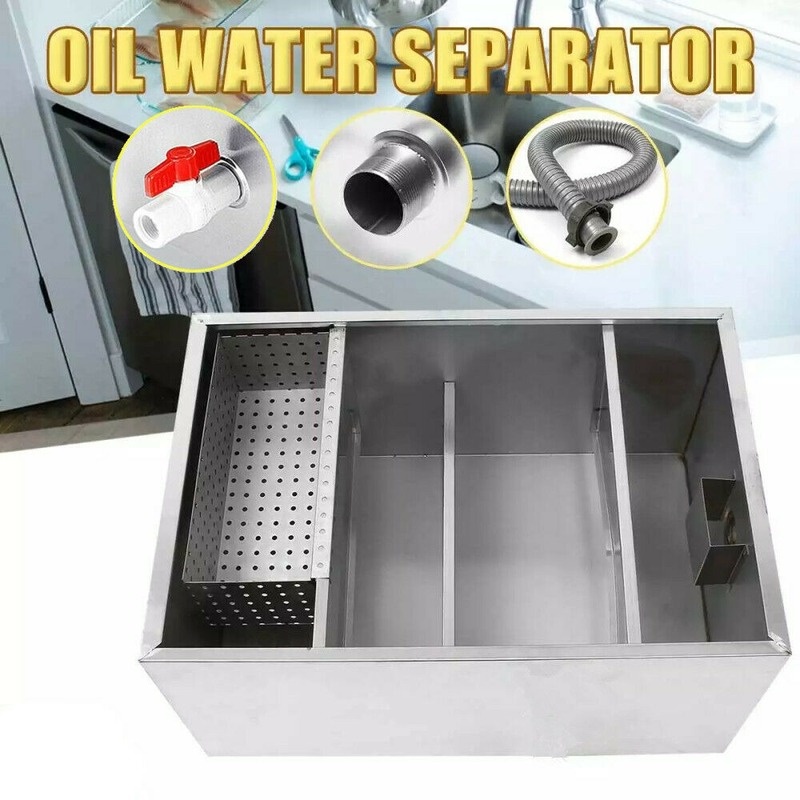 400*250*250mm Stainless Grease Trap Interceptor Set for Restaurant ...
