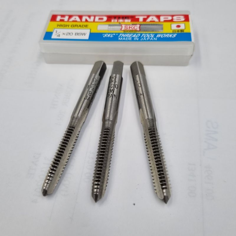 SKC HAND TAPS 日本手牙塔 (JAPAN) 1/4"~5/16"~3/8"~1/2" HIGH GRADE / BESI ...