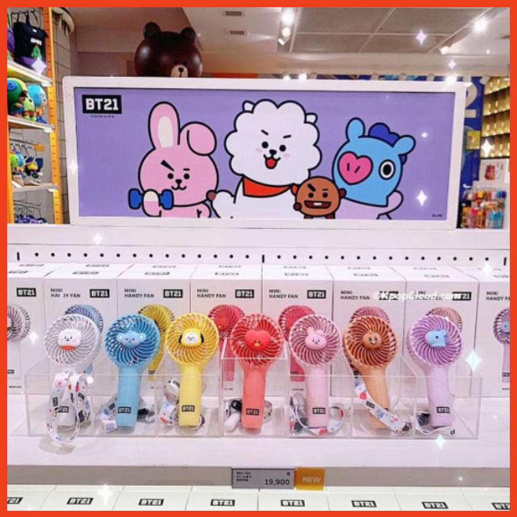 Mini portable fan BT21 baby | Shopee Malaysia