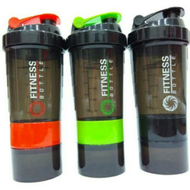 Gym sport fitness protein muscle gainer powder milk shaker bottle gym ...