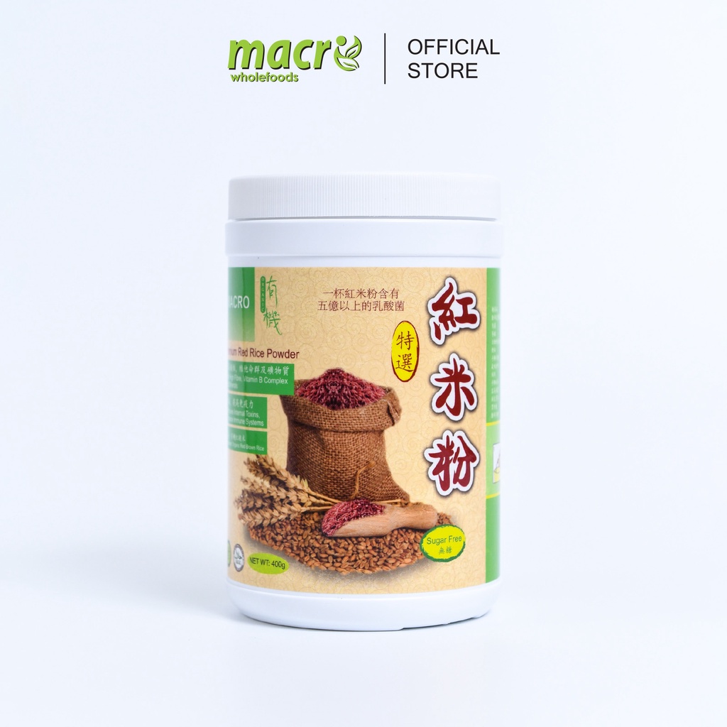 Macro Wholefoods Premium Red Rice Powder (400g) | Shopee Malaysia