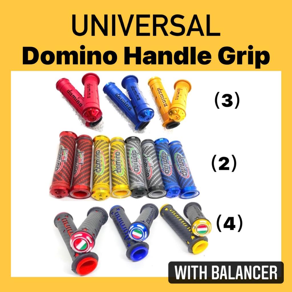 DOMINO HANDLE GRIP ( ) // RACING ALLOY UNIVERSAL HANDLE GRIP + BALANCER ...
