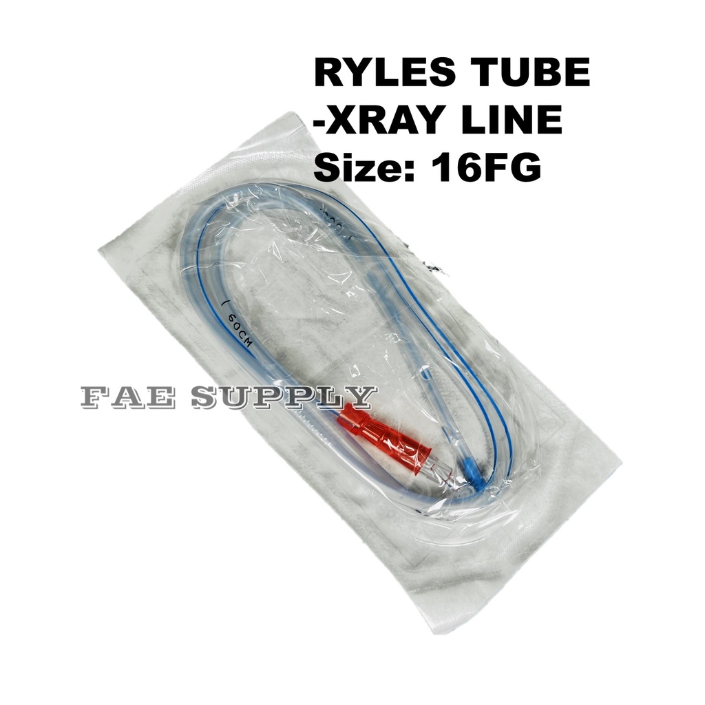 Ryles Tube for Nasogastric introduction of nutrition and aspiration of ...