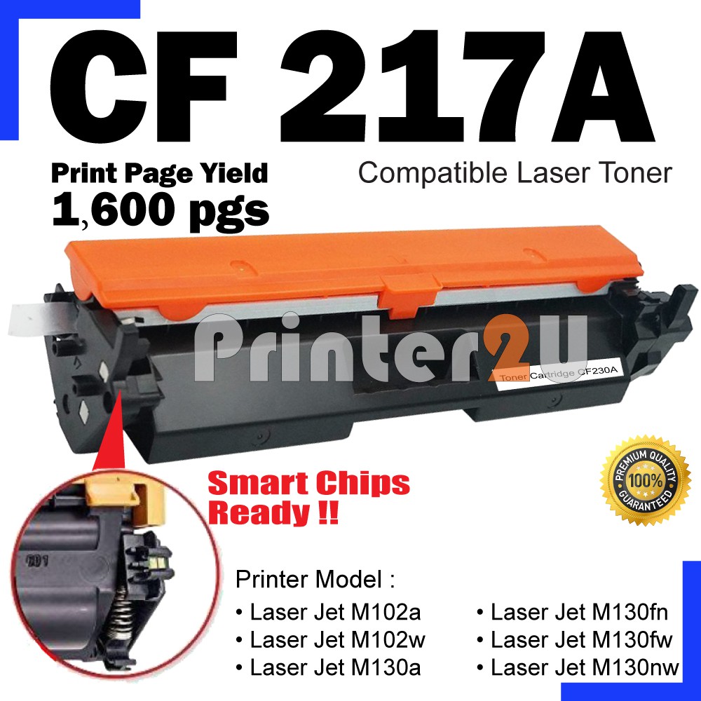 Compatible to HP CF217A CF-217A HP17A CF217A CF 217A 17A M102 M102a ...