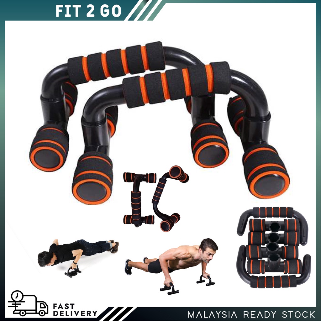 Normal Push Up Bar H Shape Wrist Exerciser Indoor Hand Muscle Tools ...