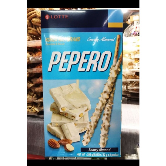 Lotte Pepero kotak besar BIG BOX /Stick Biscuit Pack 256g | Shopee Malaysia