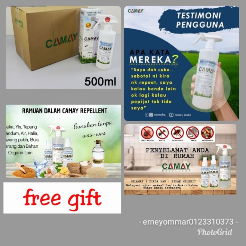 Original HQ, Camay Spray Super Effective 500ml | Shopee Malaysia