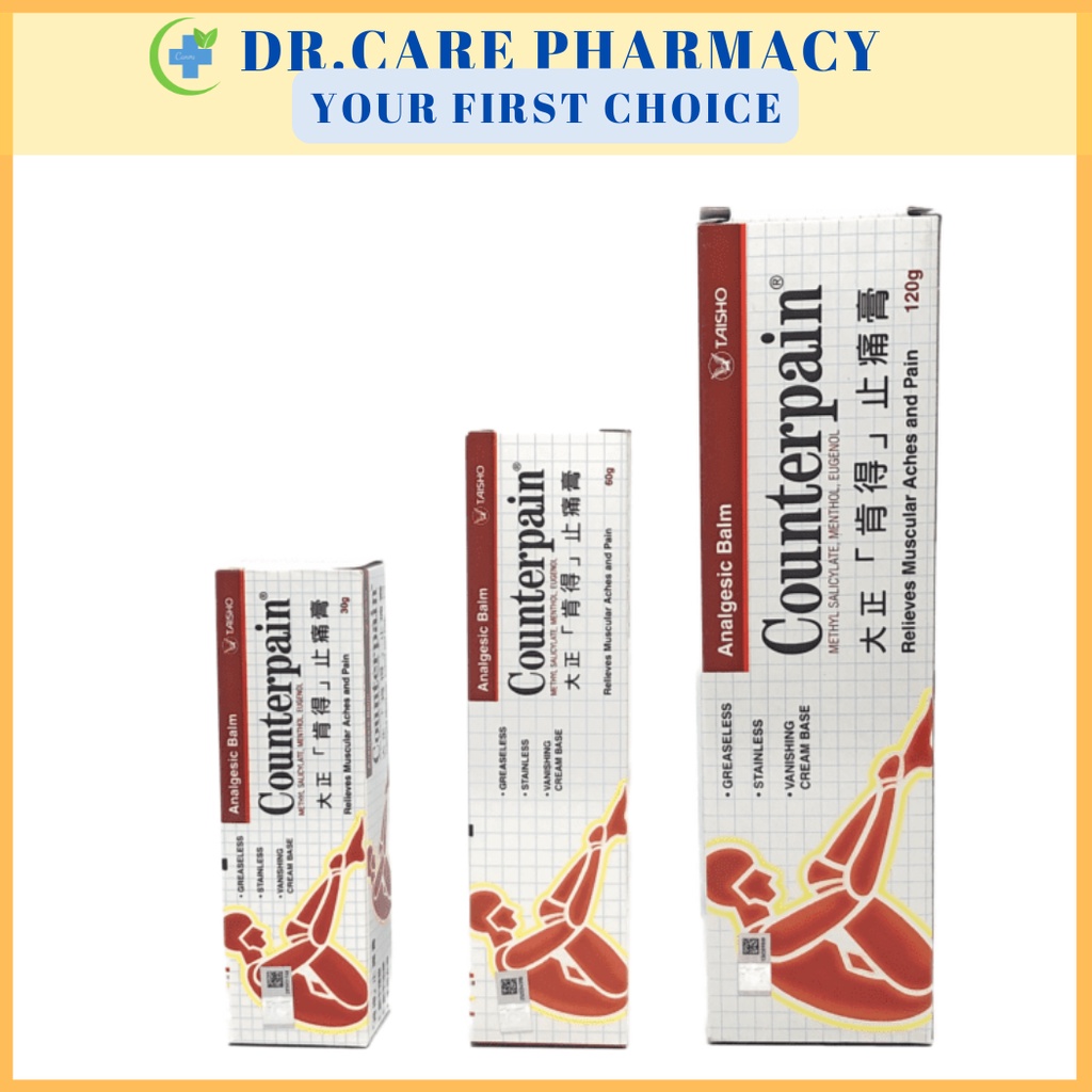 Counterpain Analgesic Cream 30g / 60g / 120g | Shopee Malaysia