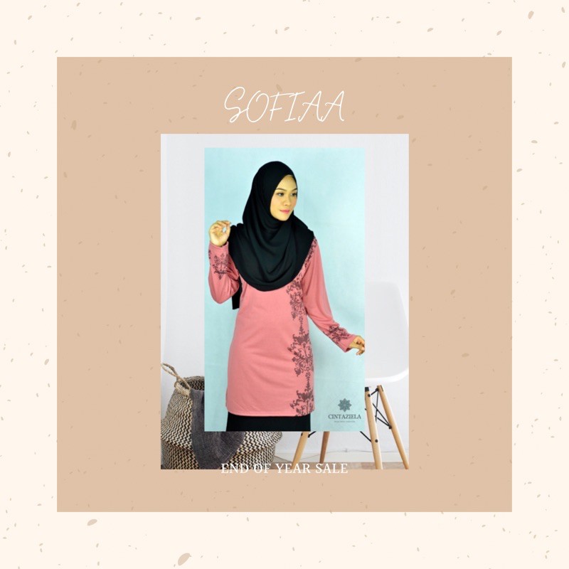 TSHIRT MUSLIMAH SOFIAA EXCLUSIVE | Shopee Malaysia