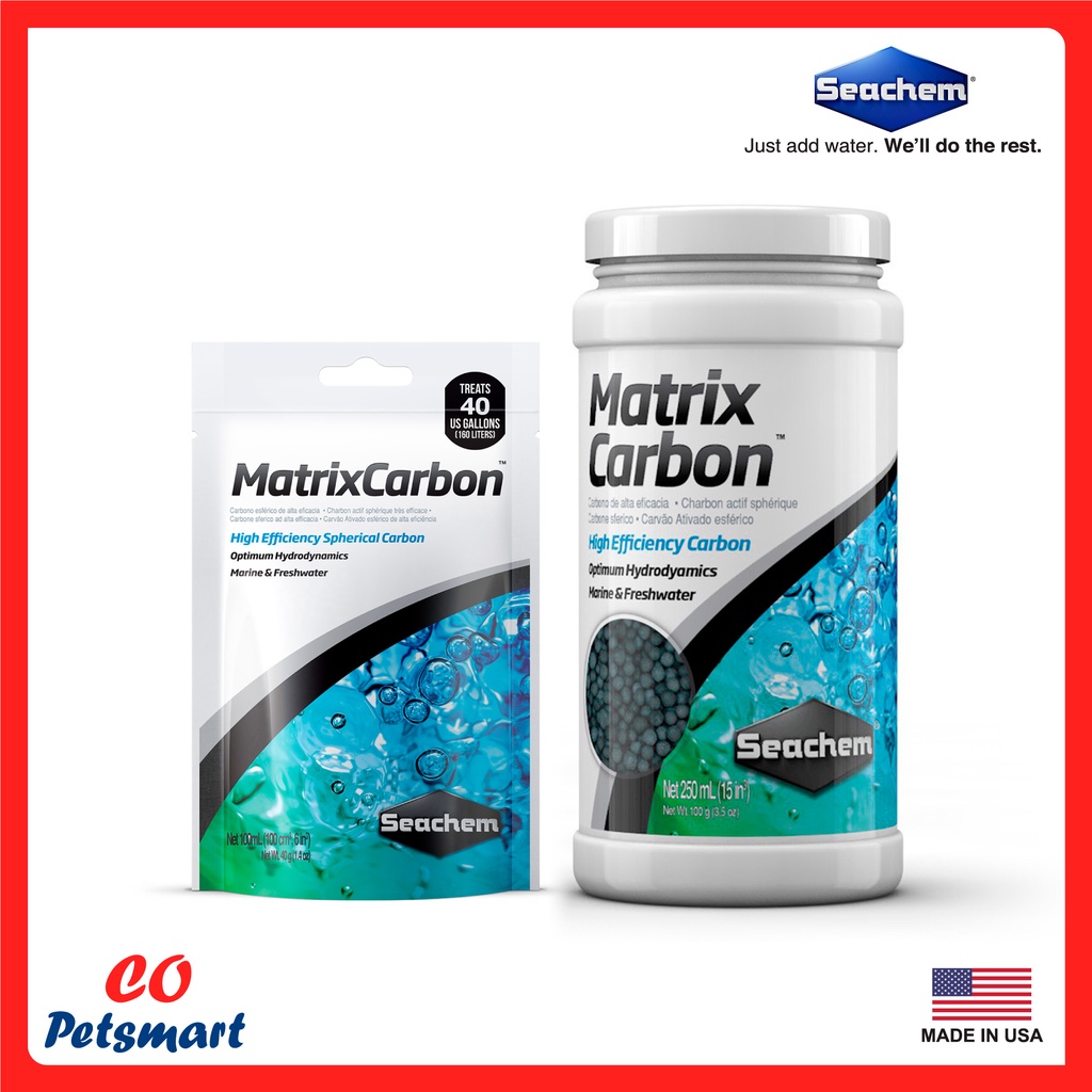 Seachem Matrix Carbon (100ml (Bagged) / 250ml) | Shopee Malaysia