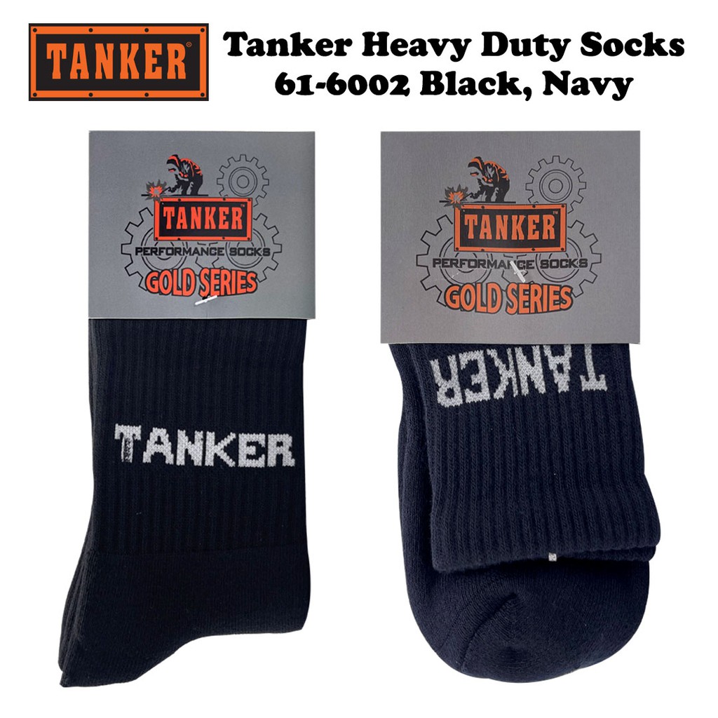 Tanker Heavy Duty Socks 61-6002 - Navy/Black | Shopee Malaysia