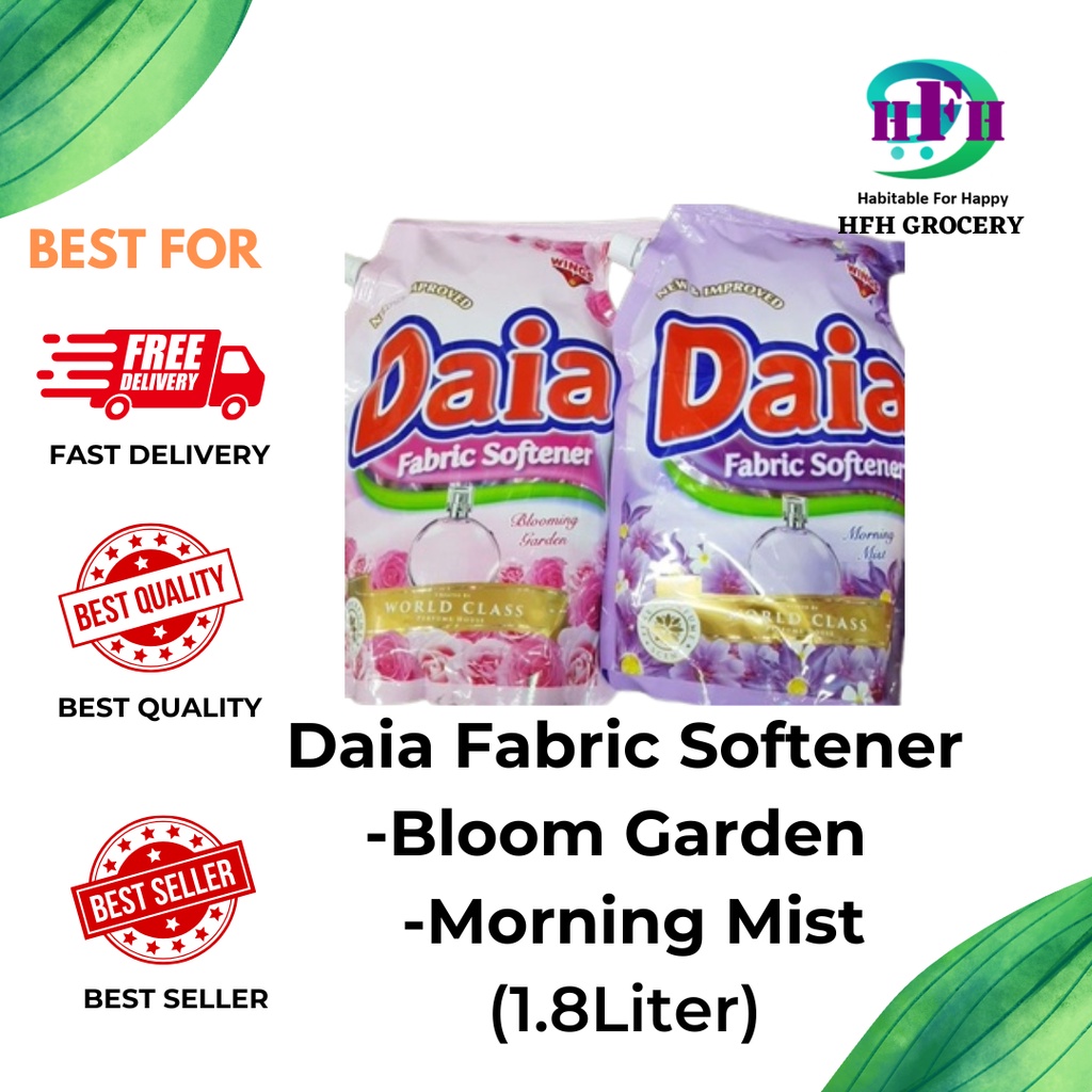 🔥 Daia Fabric Softener 1.6L - Blooming Garden / Morning Mist 🔥 | Shopee Malaysia