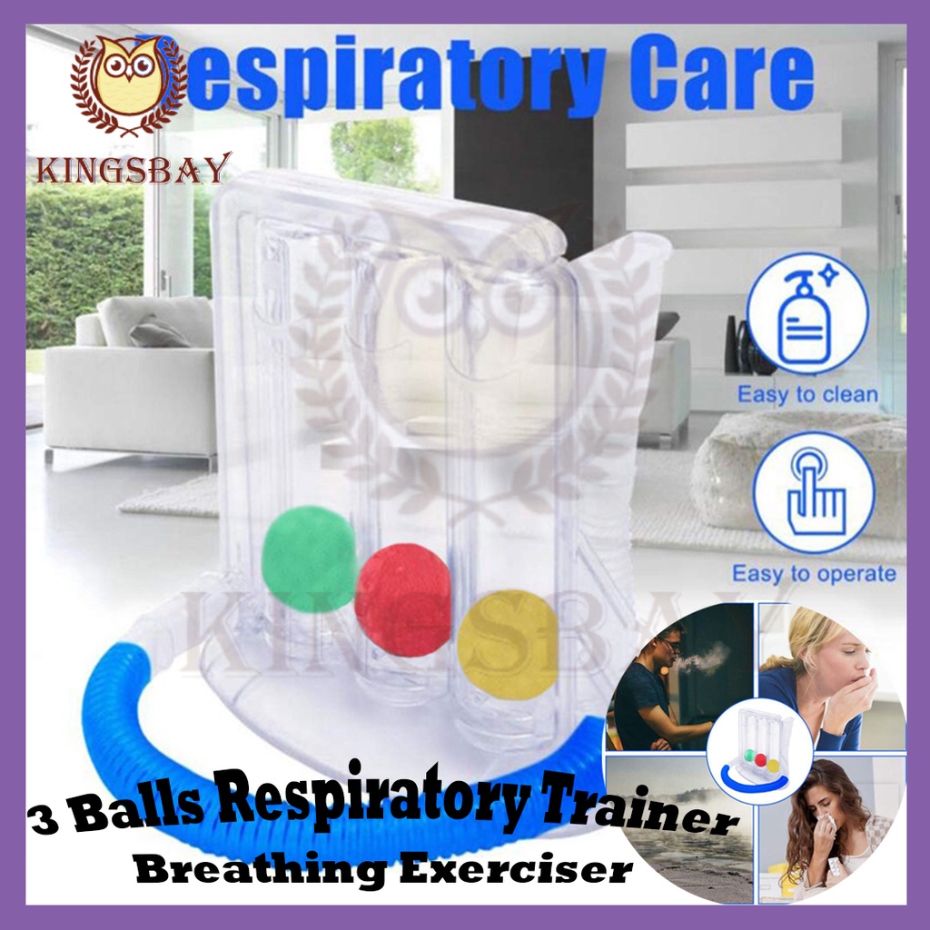 KINGSBAY K 3-Balls Deep Breathing Exerciser Breath Exercise Measurement ...