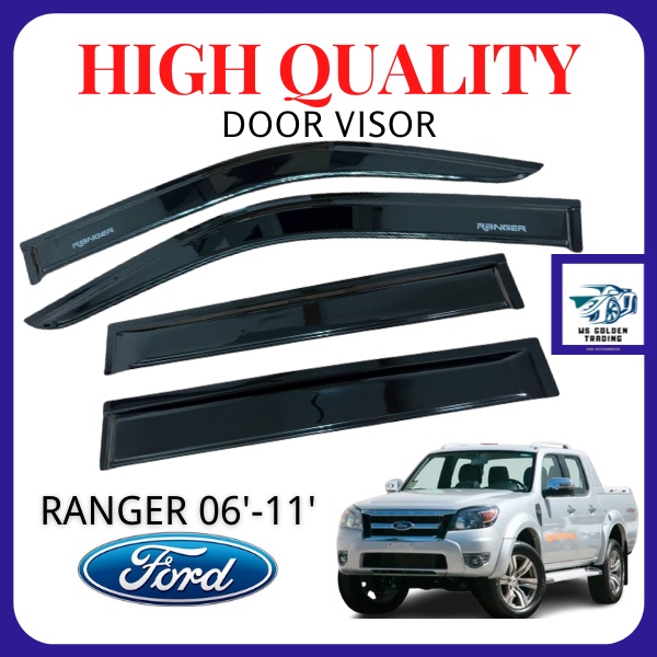 Ford Ranger T5 2006-2011 Flat Door Visor Air Press Sun Visor (4PCS/SET ...