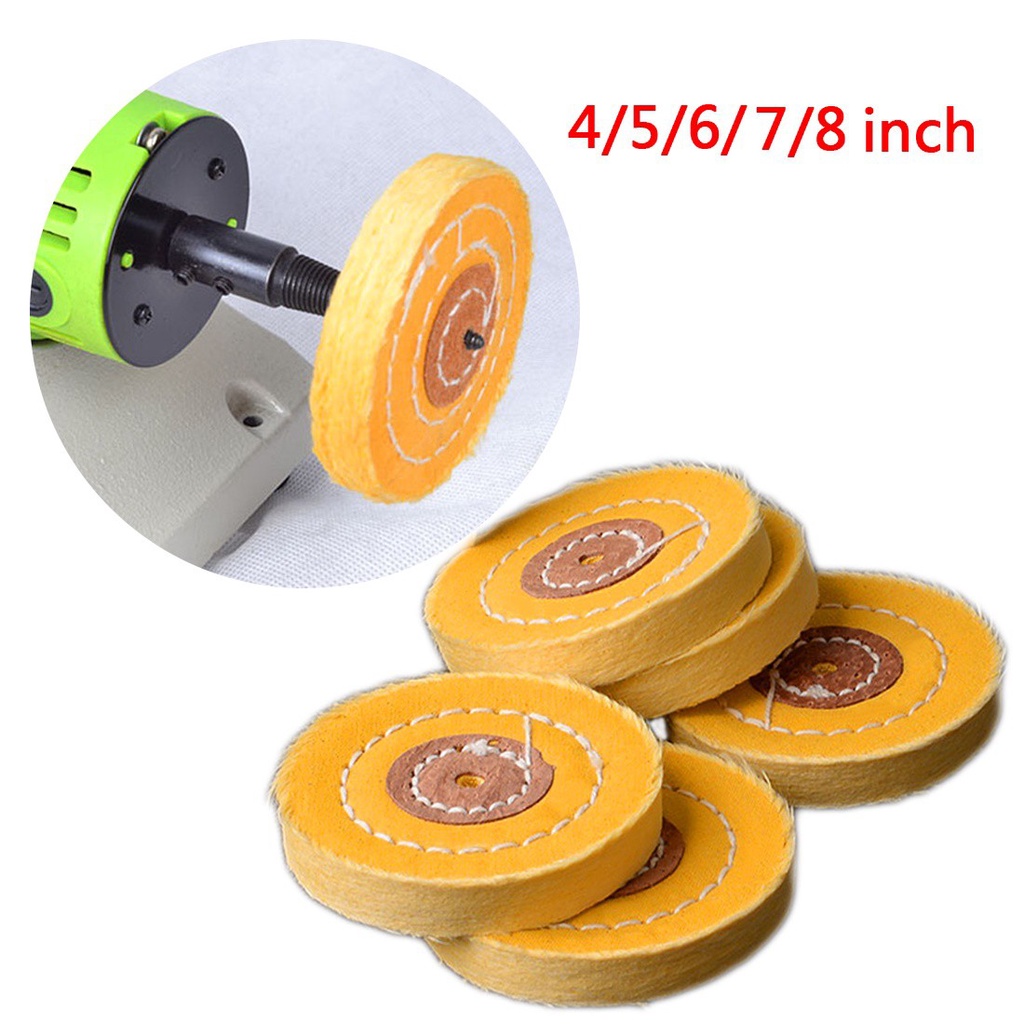 Metal Polish Cloth Wheel 3-8 Inch 50PLY Polishing Wheel Supply Buffing ...