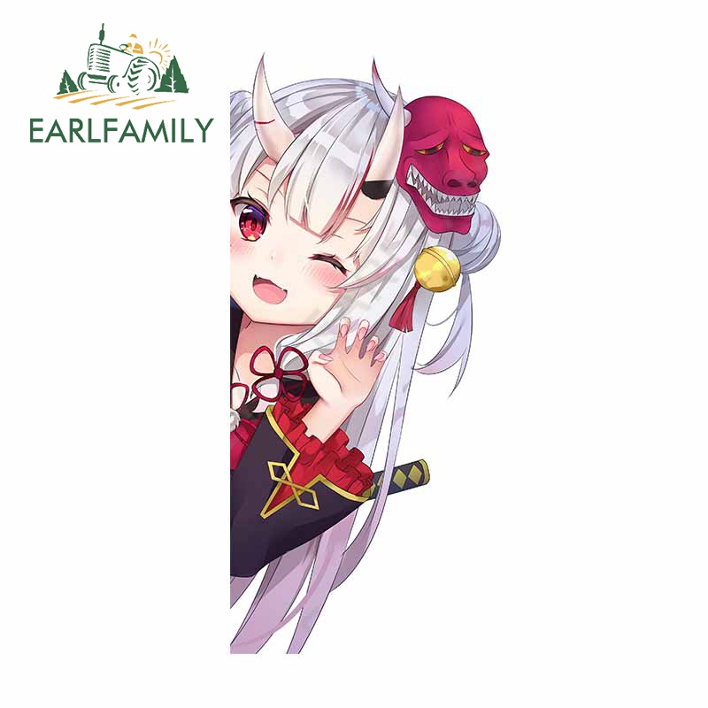 EARLFAMILY 13cm x 5.8cm for Hololive Nakiri Ayame Car Stickers Anime ...