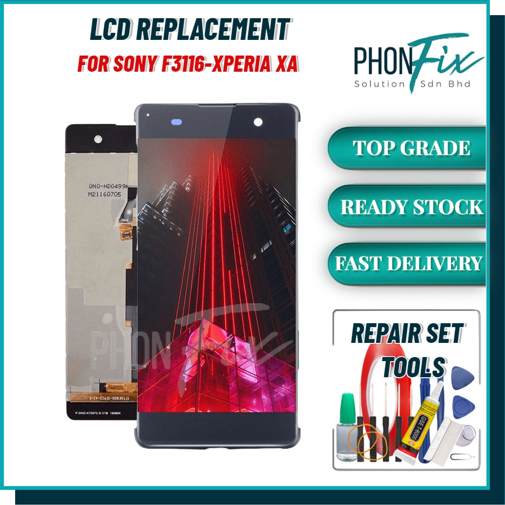𝑷𝒉𝒐𝒏𝑭𝒊𝒙 Compatible For SONY F3116-XPERIA XA LCD C/W TOUCH SCREEN ...