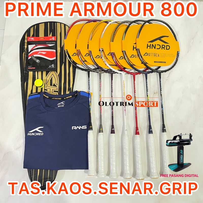 Badminton Racket HUNDRED PRIMEARMOUR 800 32lbs HNDRD Prime Armor ...