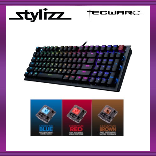 TECWARE PHANTOM 96 RGB Keyboard - BLUE/BROWN/RED SWITCH | Shopee Malaysia
