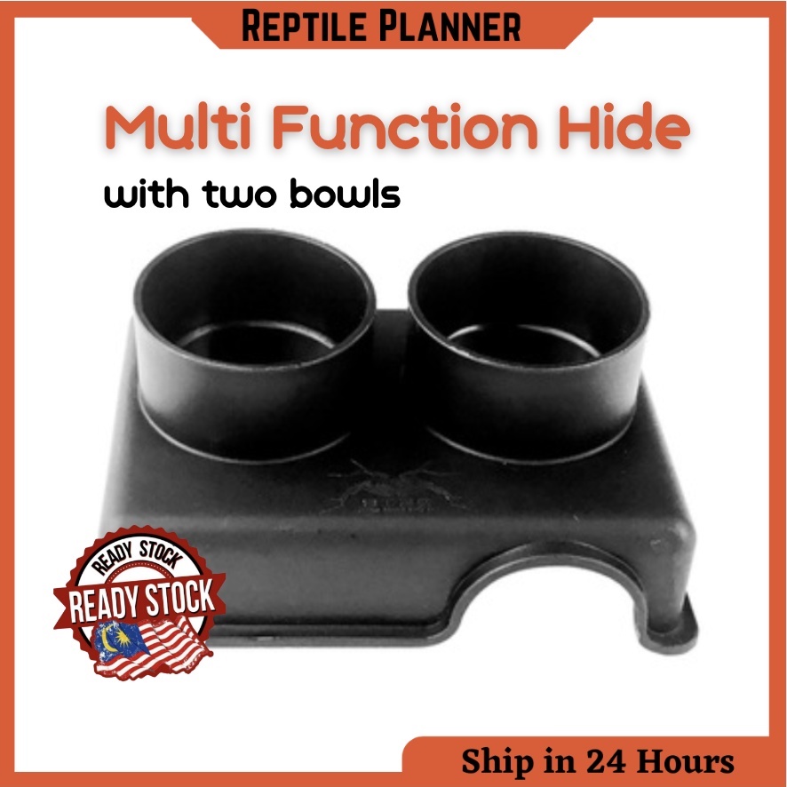 Reptile Hideout Box Small Animal Hide Cave for Snakes Lizards Leopard ...