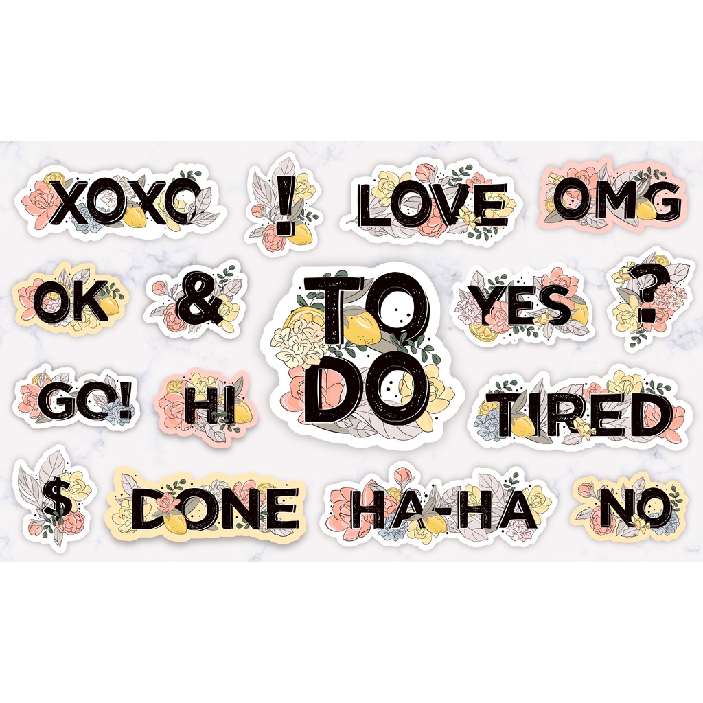 Tumblr Aesthetic SET VINYL Sticker/Aesthetic VINYL Sticker/Laptop ...