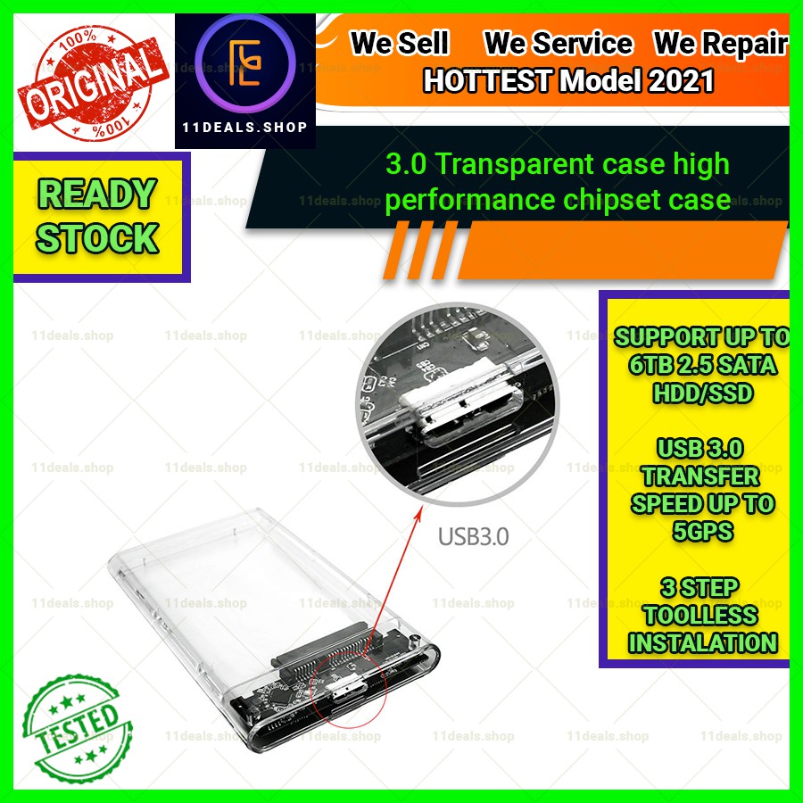 🔥🔥🔥2.5" USB 3.0 SATA HDD Box HDD SSD SSHD Hard Disk Drive External HDD ...