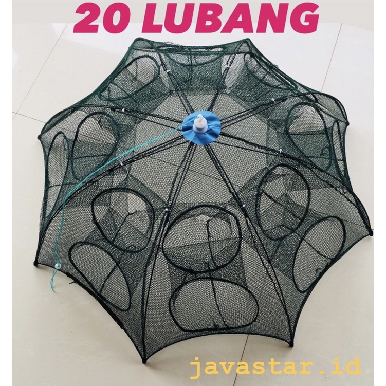 Umbrella Bubu Net 20 Holes Trap Trap for Catching Shrimp Fish Crab ...