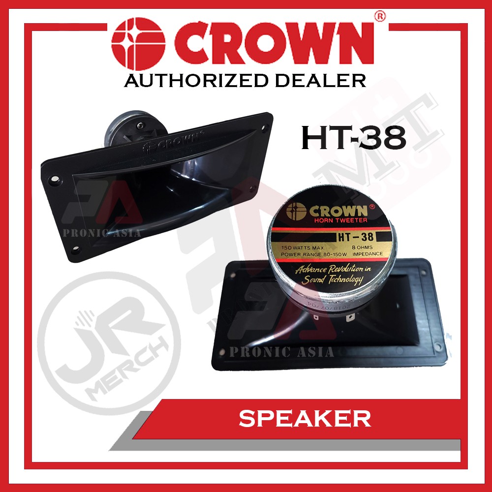Crown HT-38 150 watts Horn Tweeter w/ Capacitor | Shopee Malaysia