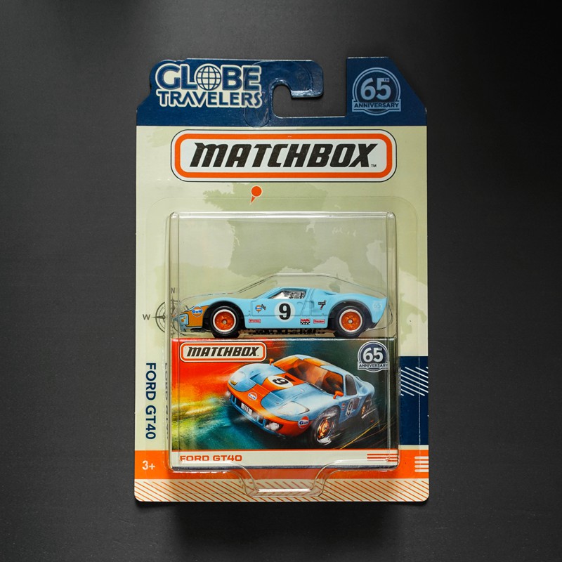 MATCHBOX 2017 GLOBE TRAVELERS FORD GT40 GULF RACING | Shopee Malaysia