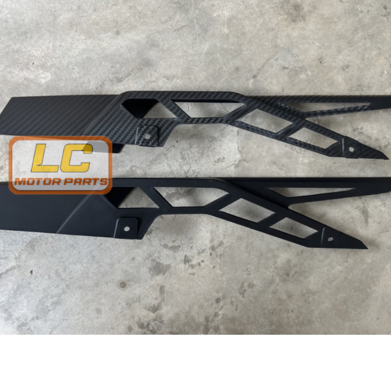 YAMAHA Y15 Y16 PLASTIC CHAIN COVER CARBON CHAIN CASE PETI KOTAK RANTAI ...