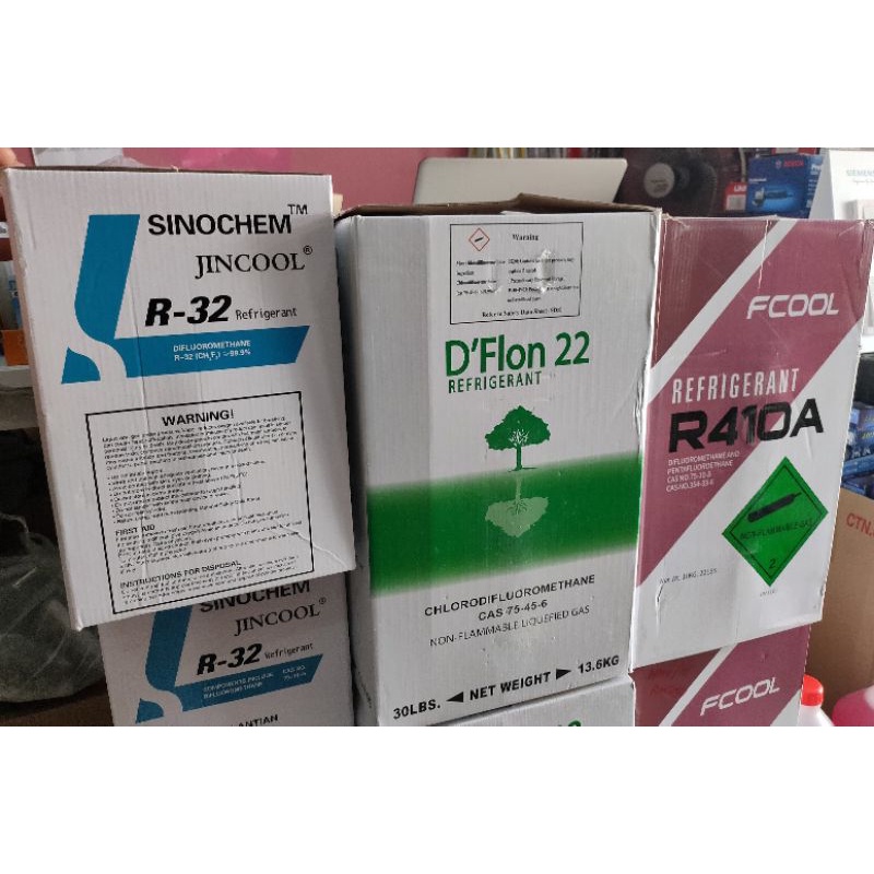 GAS AIRCOND R410 R22 R32 (13KG 10KG 3KG) | Shopee Malaysia