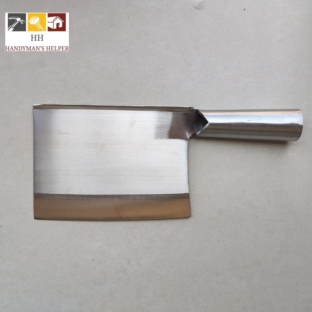 STAINLESS STEEL CHOPPING KNIFE PISAU POTONG DAGING PISAU POTONG TULANG ...