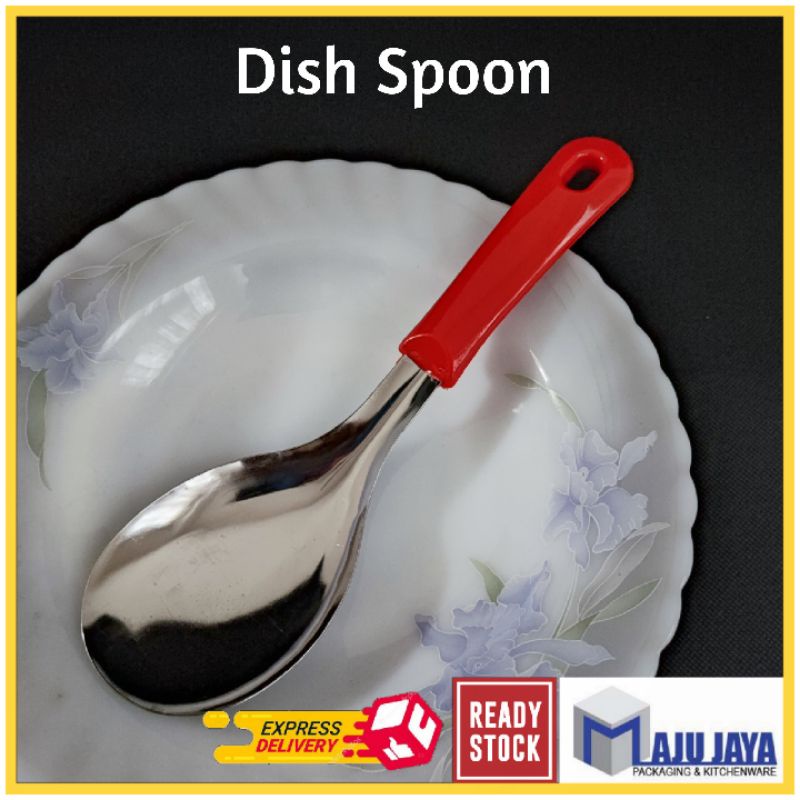 Rice Spoon Ladle Stainless Steel Mix Rice Food Dish Ladle Senduk Nasi ...