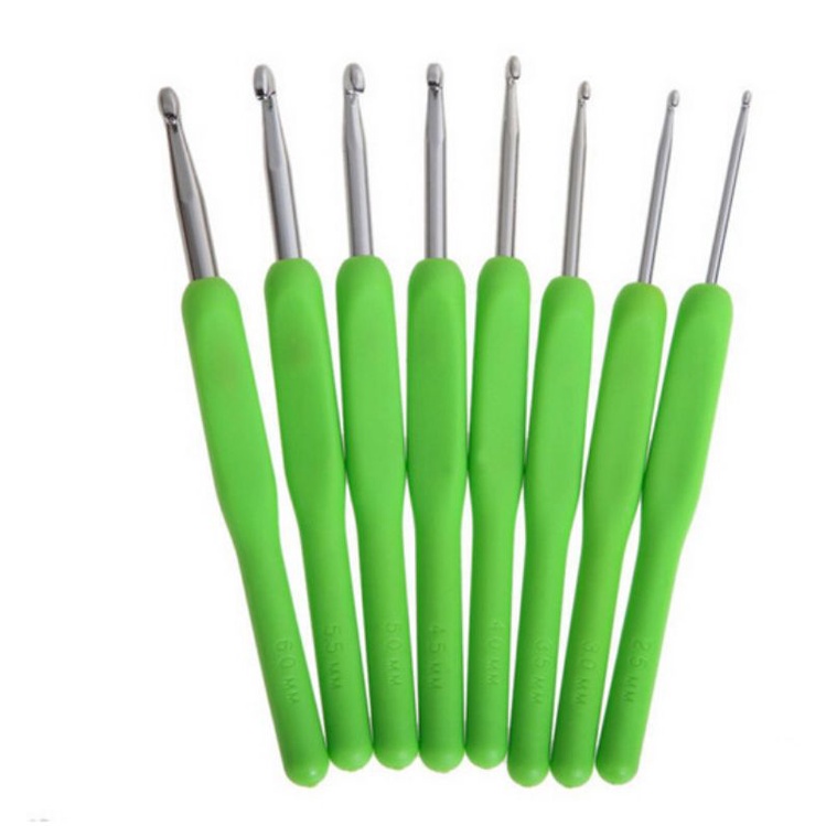 Pure Colour Crochet Hook Set=8Pcs Jarum Kait Set Crochet jarum kait ...