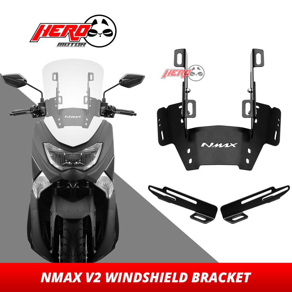 Nmax V2 Adjustable Windshield And Side Mirror Bracket Alloy | Shopee ...