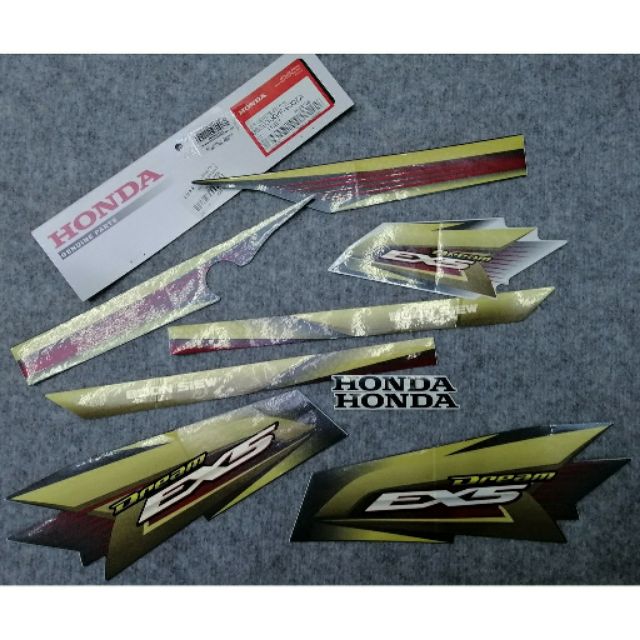 EX5 DREAM OE STICKER SET 100% ORIGINAL | Shopee Malaysia