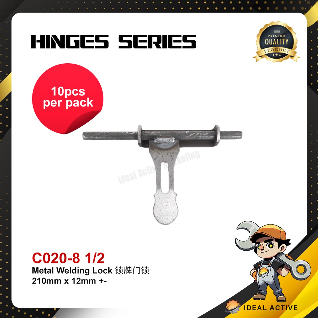 10PCS 8 1/2'' METAL WELDING LOCK C020 | Shopee Malaysia