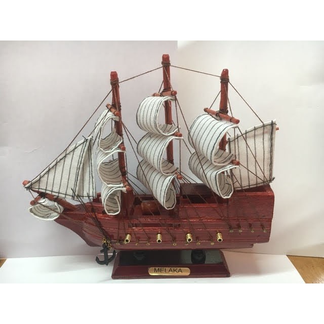[READY STOCK] Wooden Traditional Portuguese Ship Model Kapal Hiasan ...